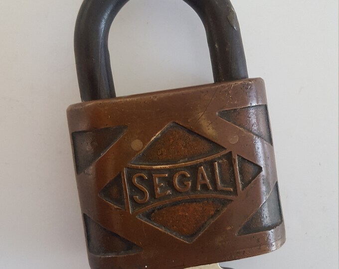 Vintage Circa 1929 Segal Bronze Padlock No.751 One Original - Etsy