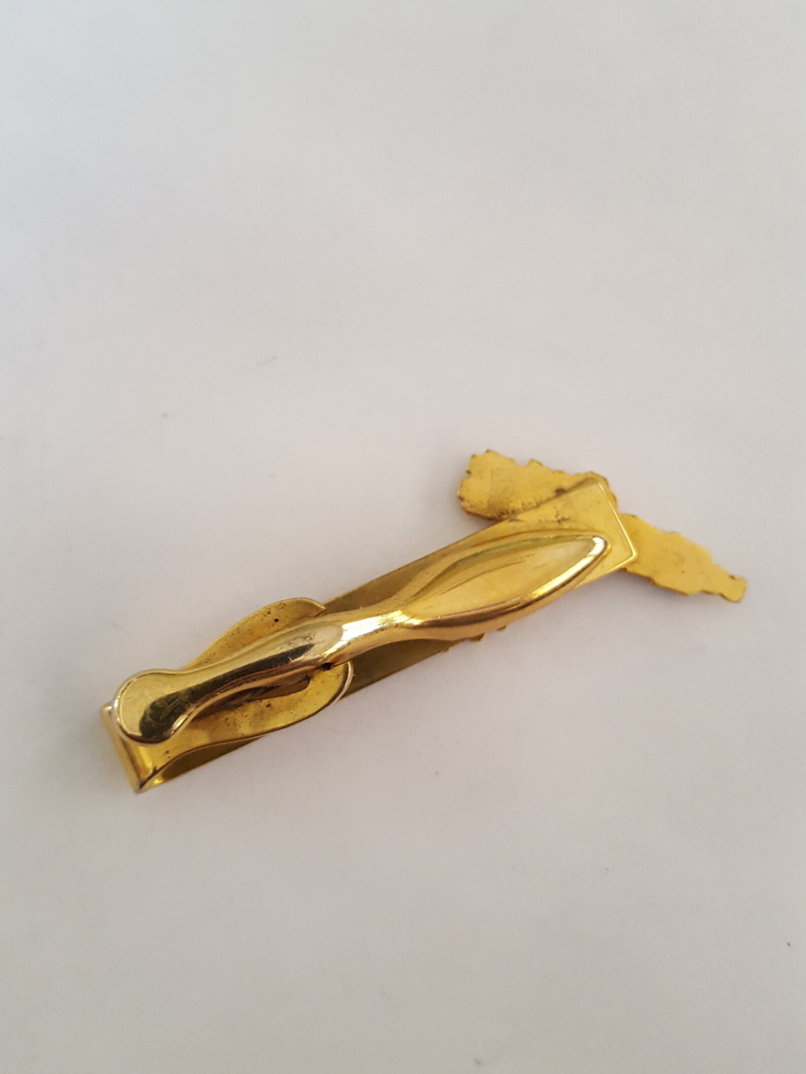 Vintage Jaycee Award blue crown Spark plug tie clip gold | Etsy