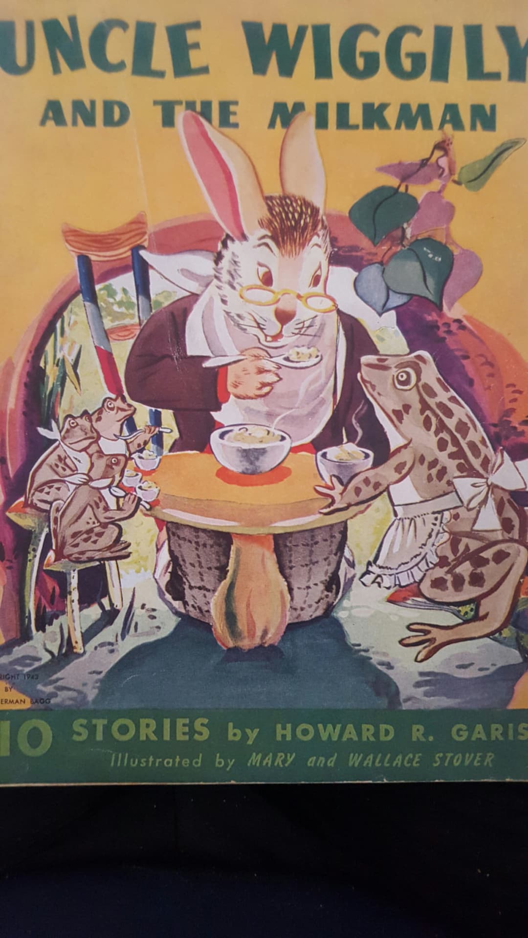 Vintage 1943 Uncle Wiggily Books, Uncle Wiggily and the Milkman, Uncle ...