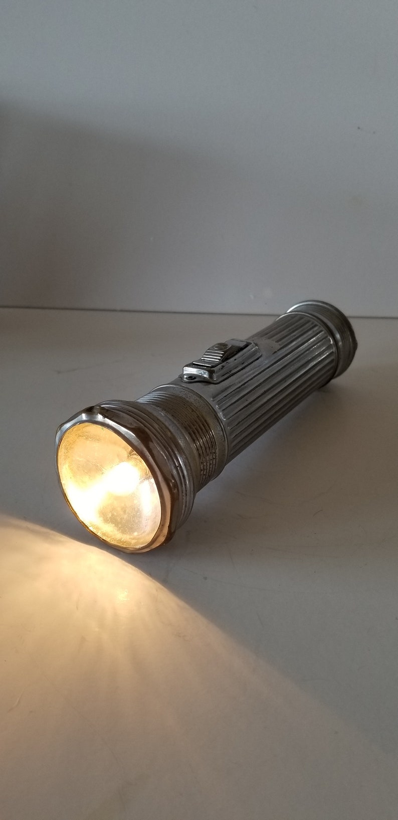 Vintage 1935 Art Deco Design Lightmaster Flashlight Chromed - Etsy
