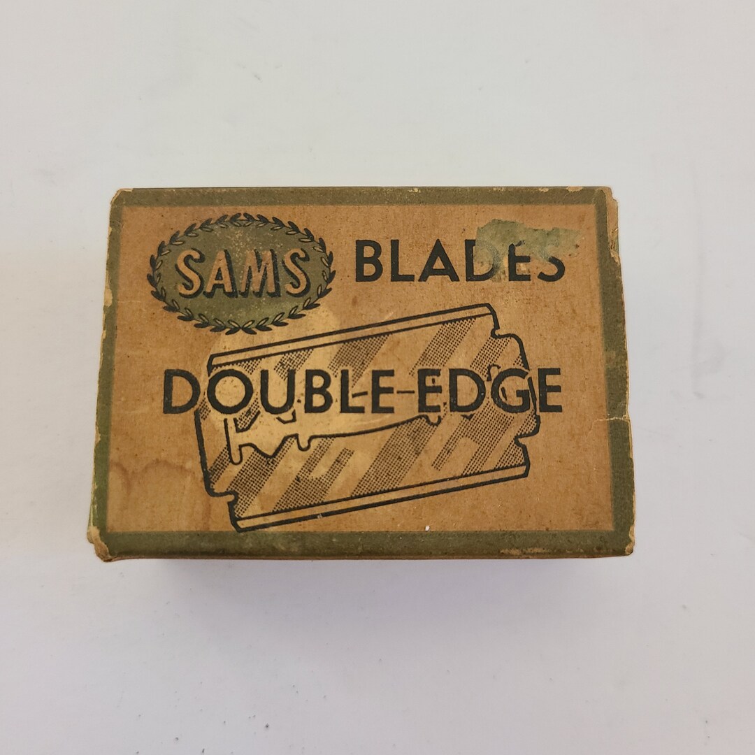 Vintage Circa 1930's-1950's Sam's Double Dge Razor Blades Box With 11 ...