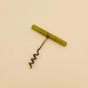 Vintage Bakelite Handle Advertising Corkscrew, Nice Sharp Auger "marty ...