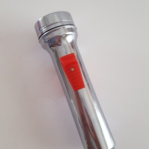 Vintage 1950s Kwik-lite Chrome Flashlight With Magnet - Etsy