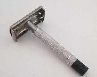 1951 Gillette black TIP Aluminum Handle Super Speed Vintage Safety ...