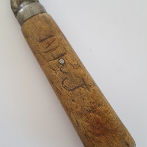 Vintage Handmade Large Utility Knife, 6 1/4" Blade, 1/2 Tang With 1 Pin ...