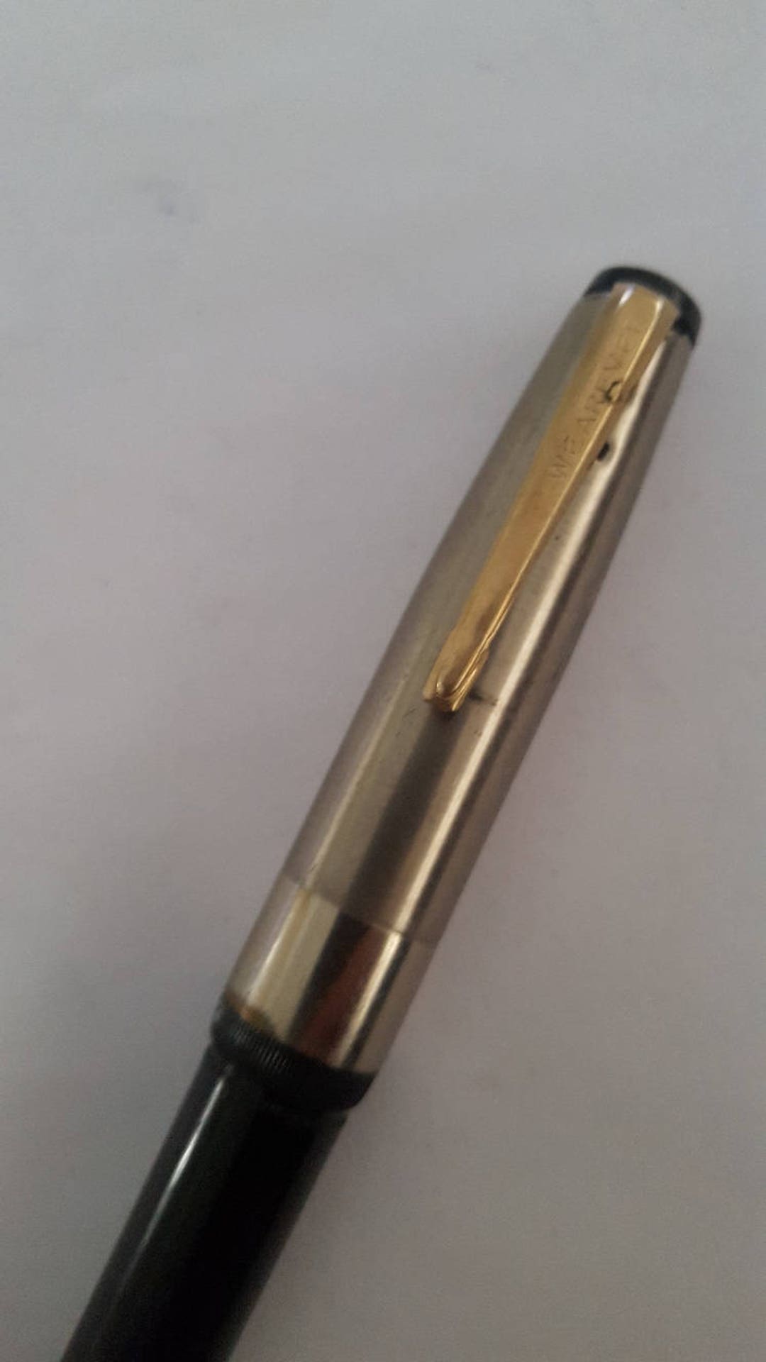 Vintage Wearever Fountain Pen: Black Body, Stainless Cap - Etsy