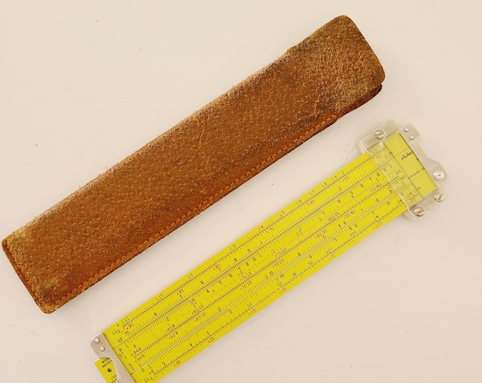 Vintage Circa 1970's Pickett Slide Rule Model N600-ES ( Eye Saver) Log ...