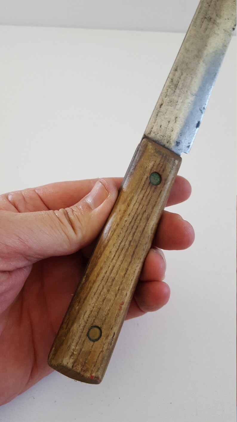 Vintage Forgecraft Hi-carbon Steel Butcher Knife 1950's - Etsy