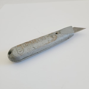 Vintage Stanley No.199 Utility Knife: Original Aluminum, Blade Storage ...