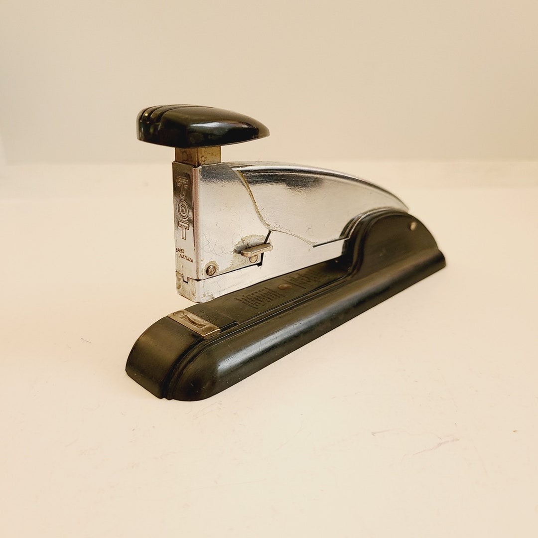 Vintage Circa Late 1940's Swingline Tot Stapler, Black Plastic Base ...