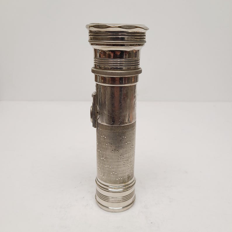 Vintage Circa 1930's Tang Fun Kee "navy Brand" 2 D Cell Flashlight ...