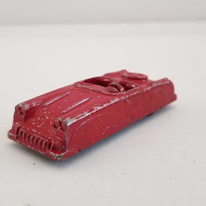 Vintage 1950's Midgetoy Convertible Toy Car, Chippy Red Paint in Good ...