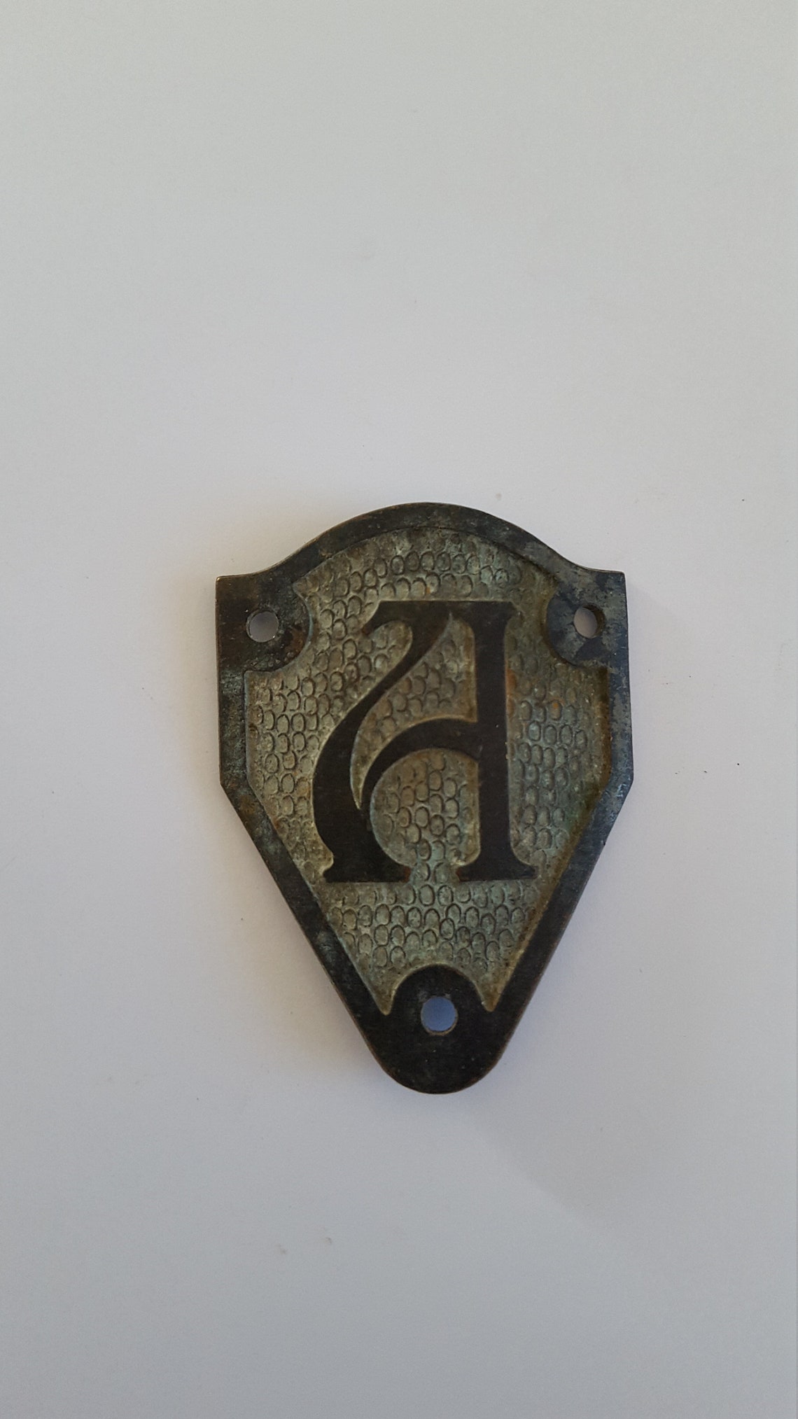 Antique Cast Bronze Letter a Unknown Application | Etsy