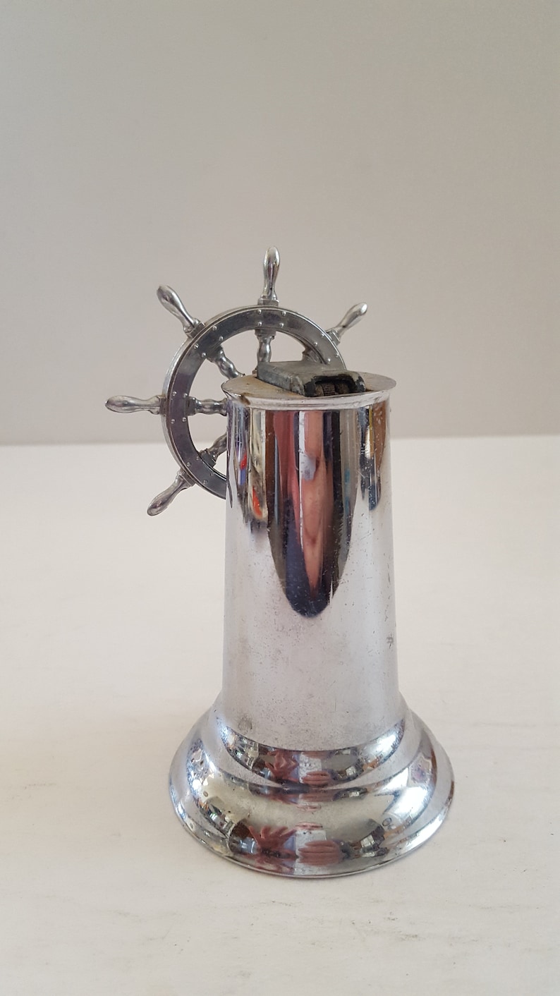Vintage Circa 1940 Hamilton Ships Wheel Table Top Cigarette - Etsy