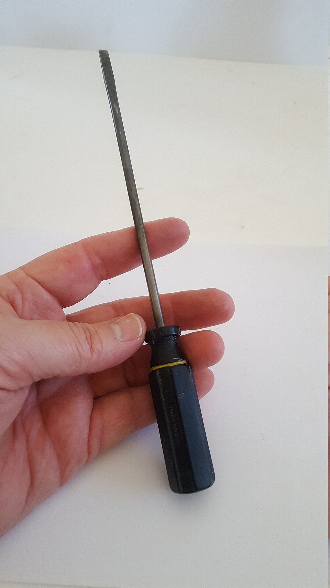 Vintage 1960 Snap-on Tools Octo-grip SDE 66 Slot Head Screwdriver 6" 3/ ...