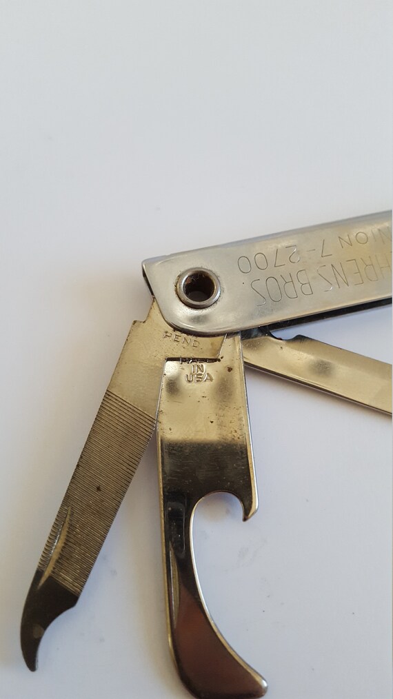 Vintage early 1960's promotional keychain multi-tool … - Gem