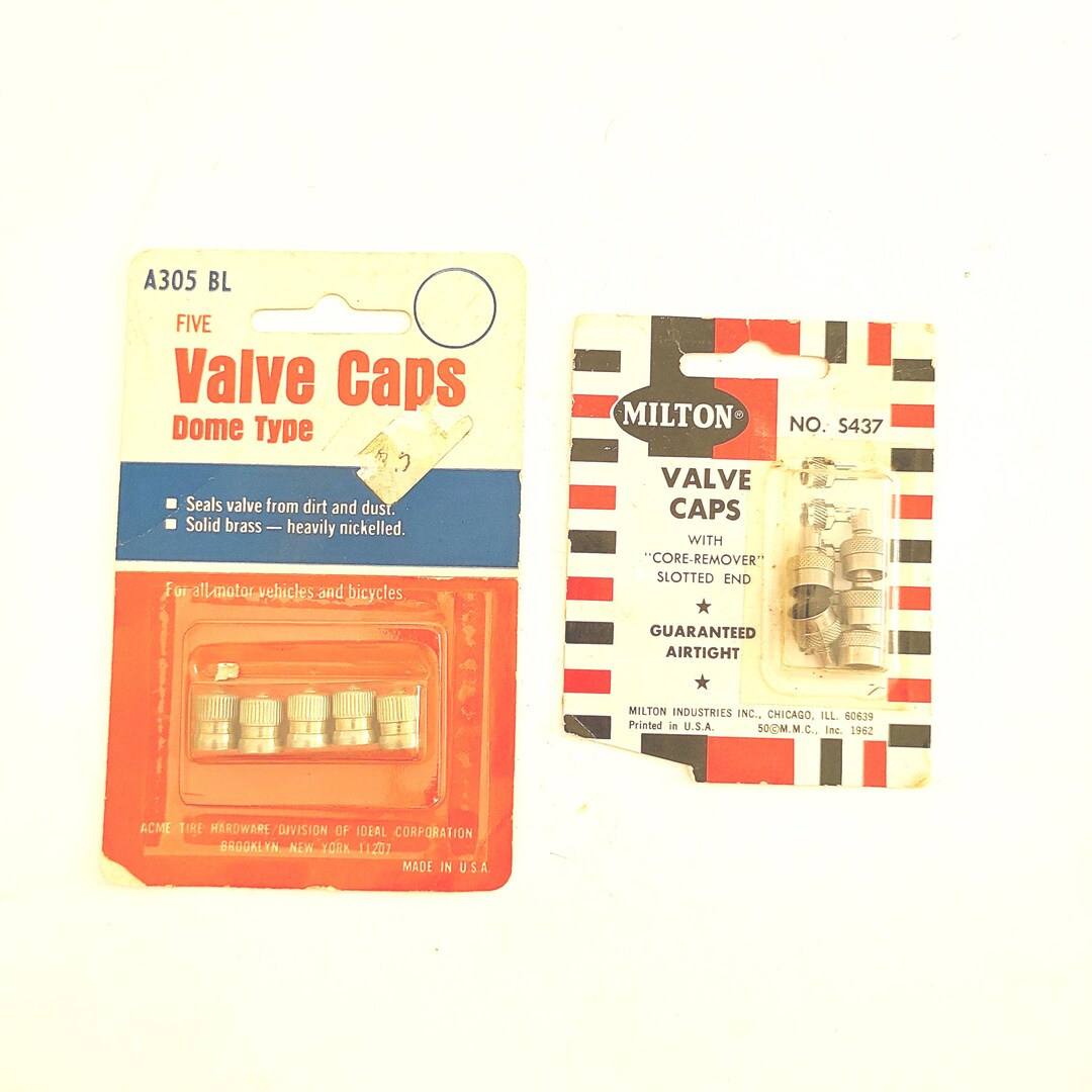 Vintage Circa 1960's to 1970's Old Stock Tire Valve Caps Acme Tire ...