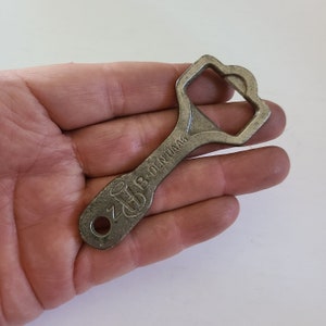 Antique Circa 1920's Dutch Beer Bottle Opener, ZHB Den Haag Cast Iron ...