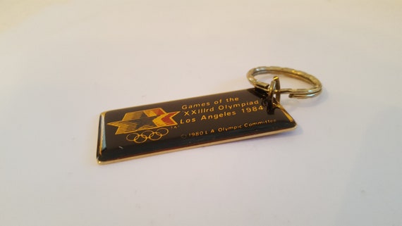 Vintage circa 1984 souvenir keychain Los Angeles Olym… - Gem