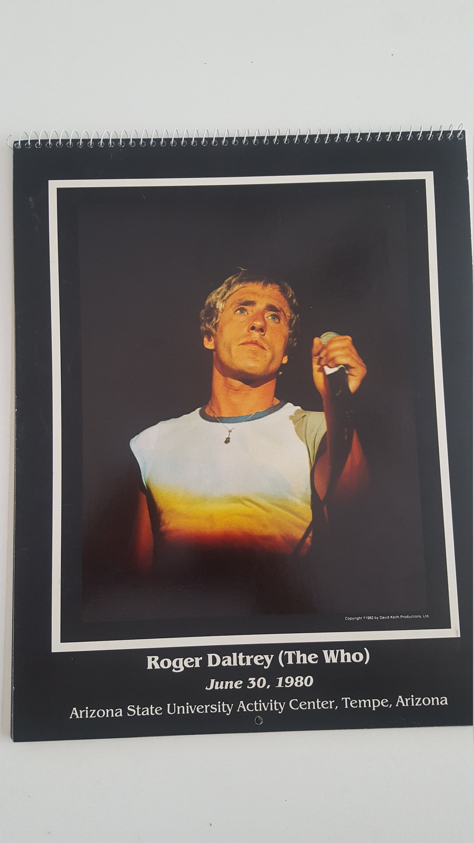 Vintage 1983 Radio Station Calendar Rock N Roll Singers and Musicians ...