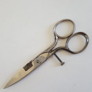 Antique Buttonhole Scissors by Unknown USA Made Patent Pending, 19th ...