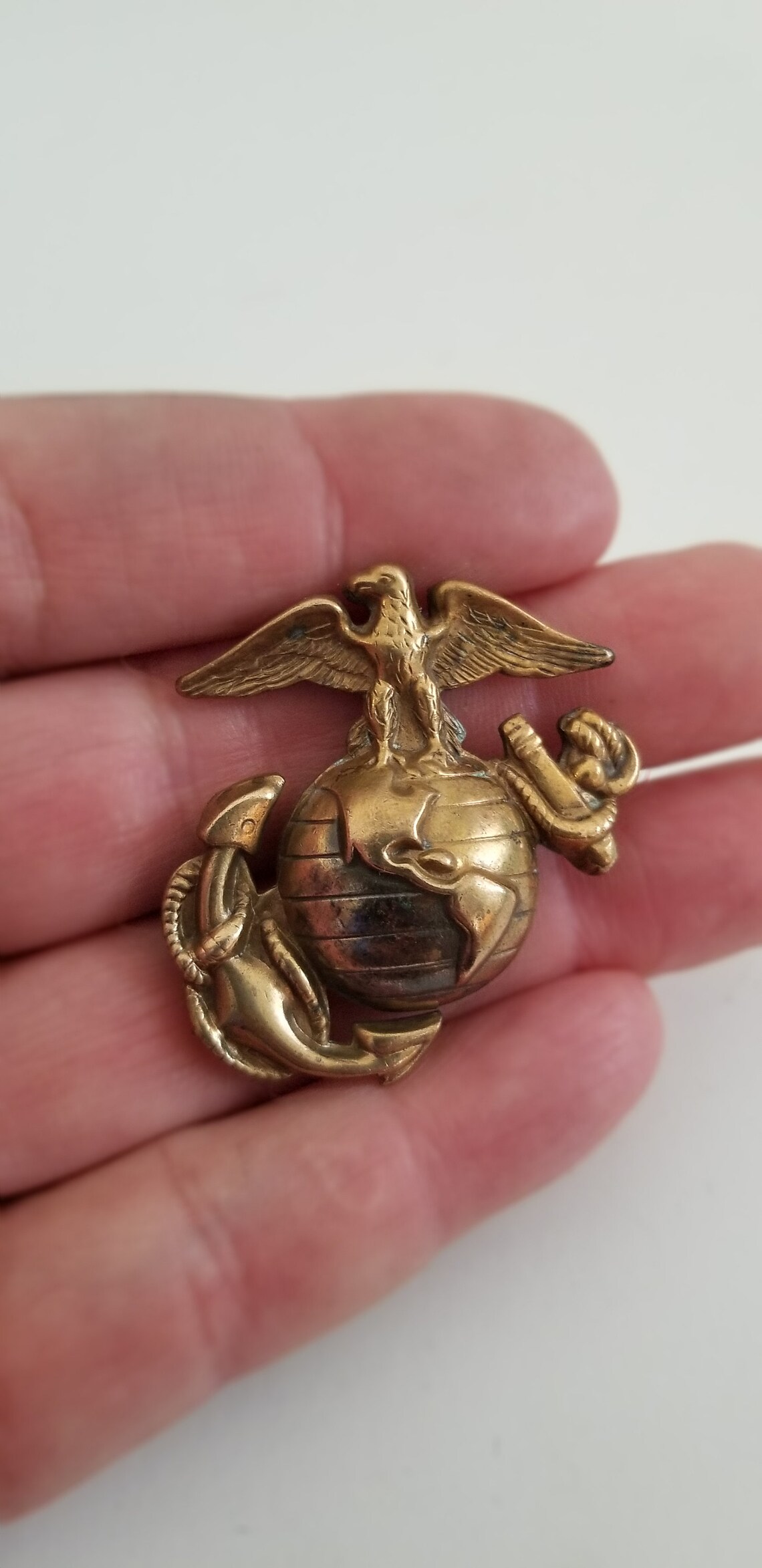 Vintage Post 1955 Fouled Eagle Globe and Anchor United States - Etsy