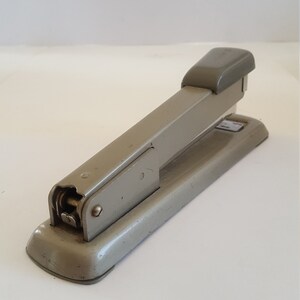 Vintage 1960's Bates Stapler Co Model 56 Nice Institutional Gray in ...