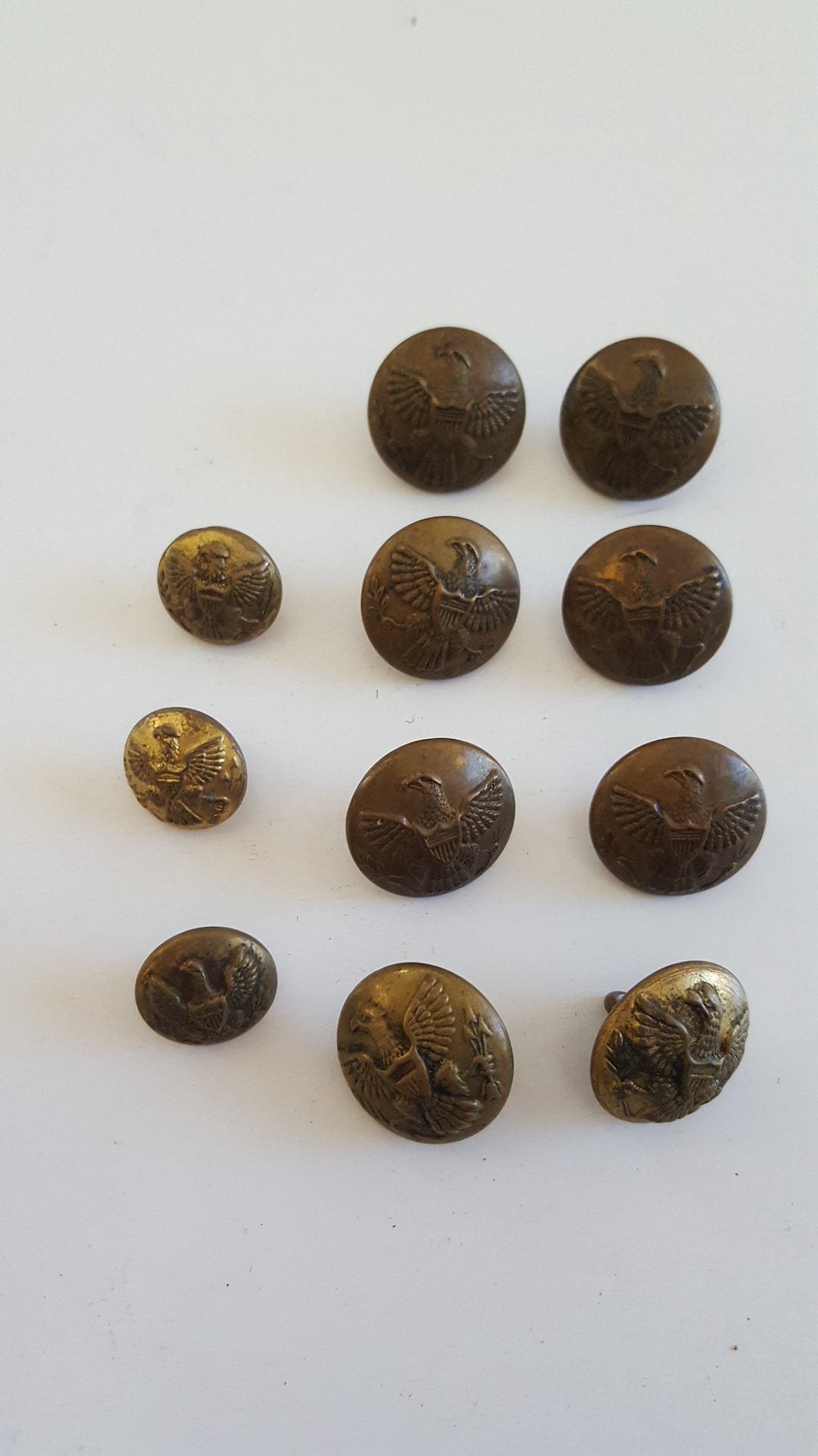 Antique Circa 1875 to 1902 US Army General Service Uniform Buttons ...