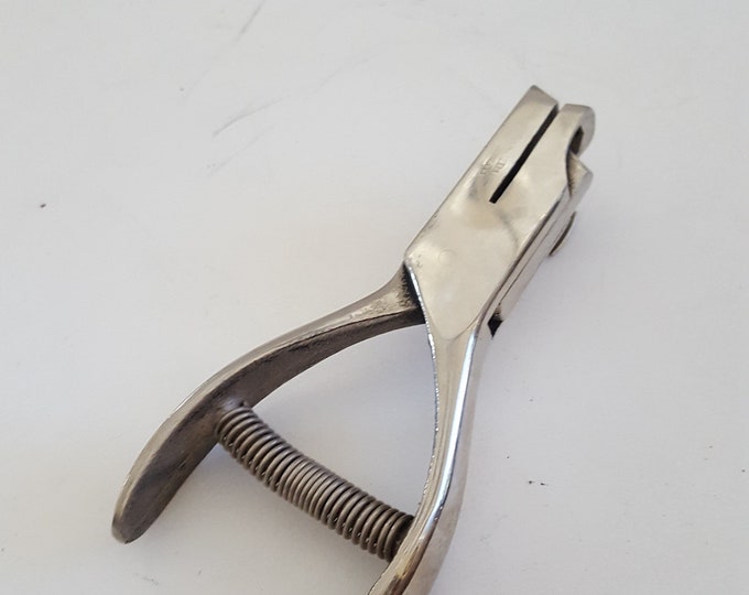 Vintage 1960's M.C Mieth Railroad Style Hand Hole Punch, Port Orange ...