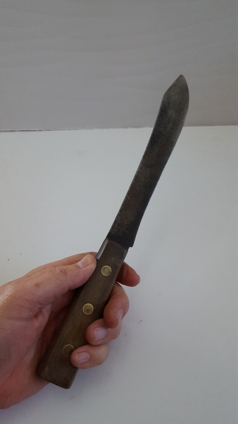 Vintage 1930's Well Used Kitchen or Butcher Knife - Etsy