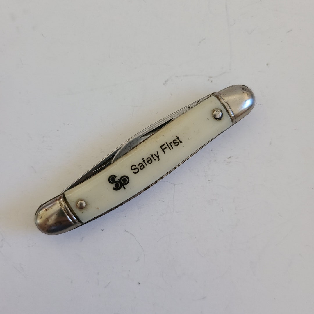 Vintage Circa 1960's "safety First" USA Made Jackknife, Cleaned Blades ...