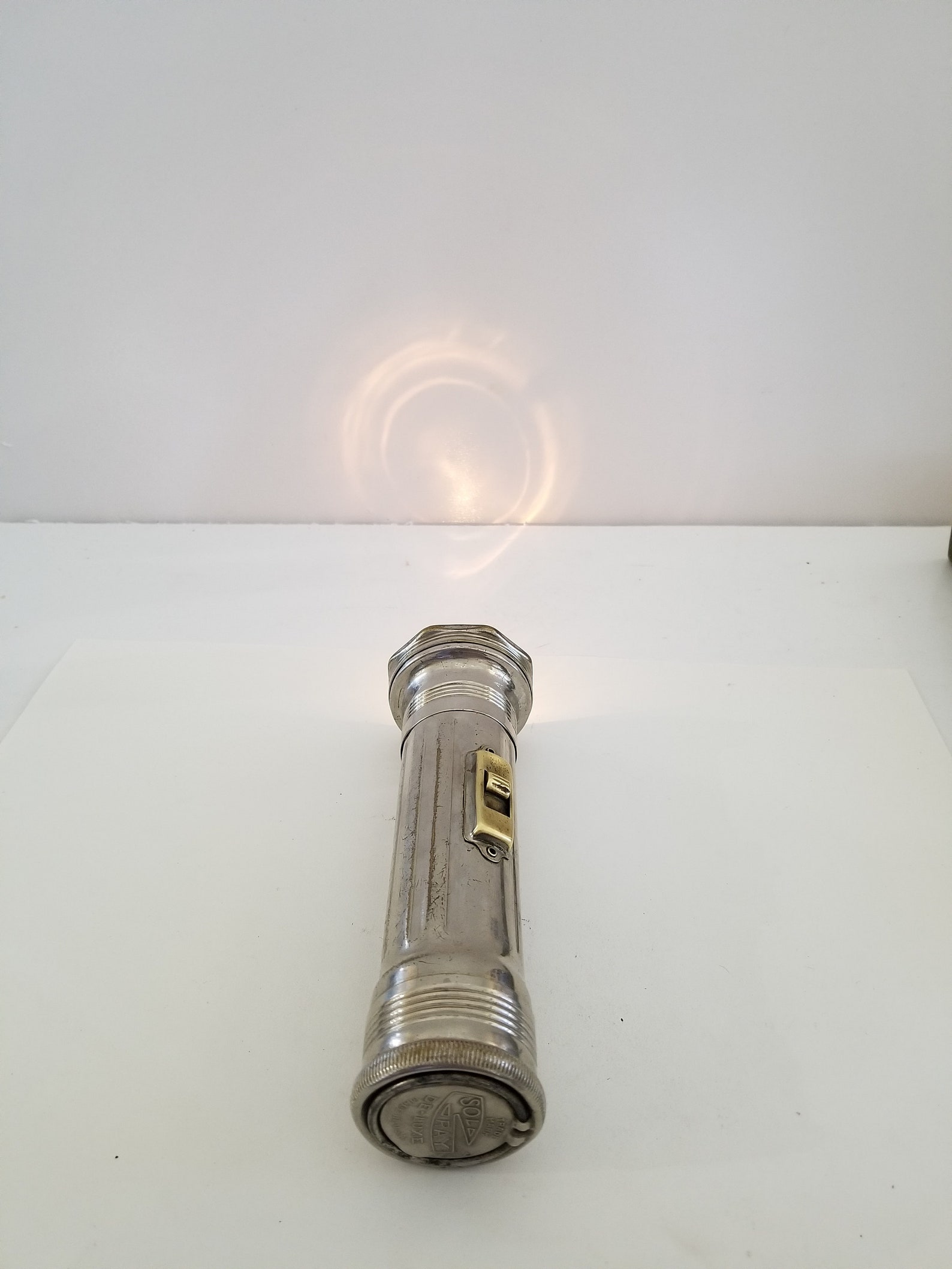 Vintage Circa 1929 Sol-ray 2 D Cell Flashlight in Working - Etsy