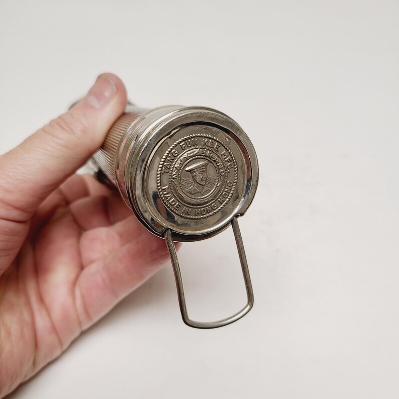 Vintage Circa 1930's Tang Fun Kee "navy Brand" 2 D Cell Flashlight ...