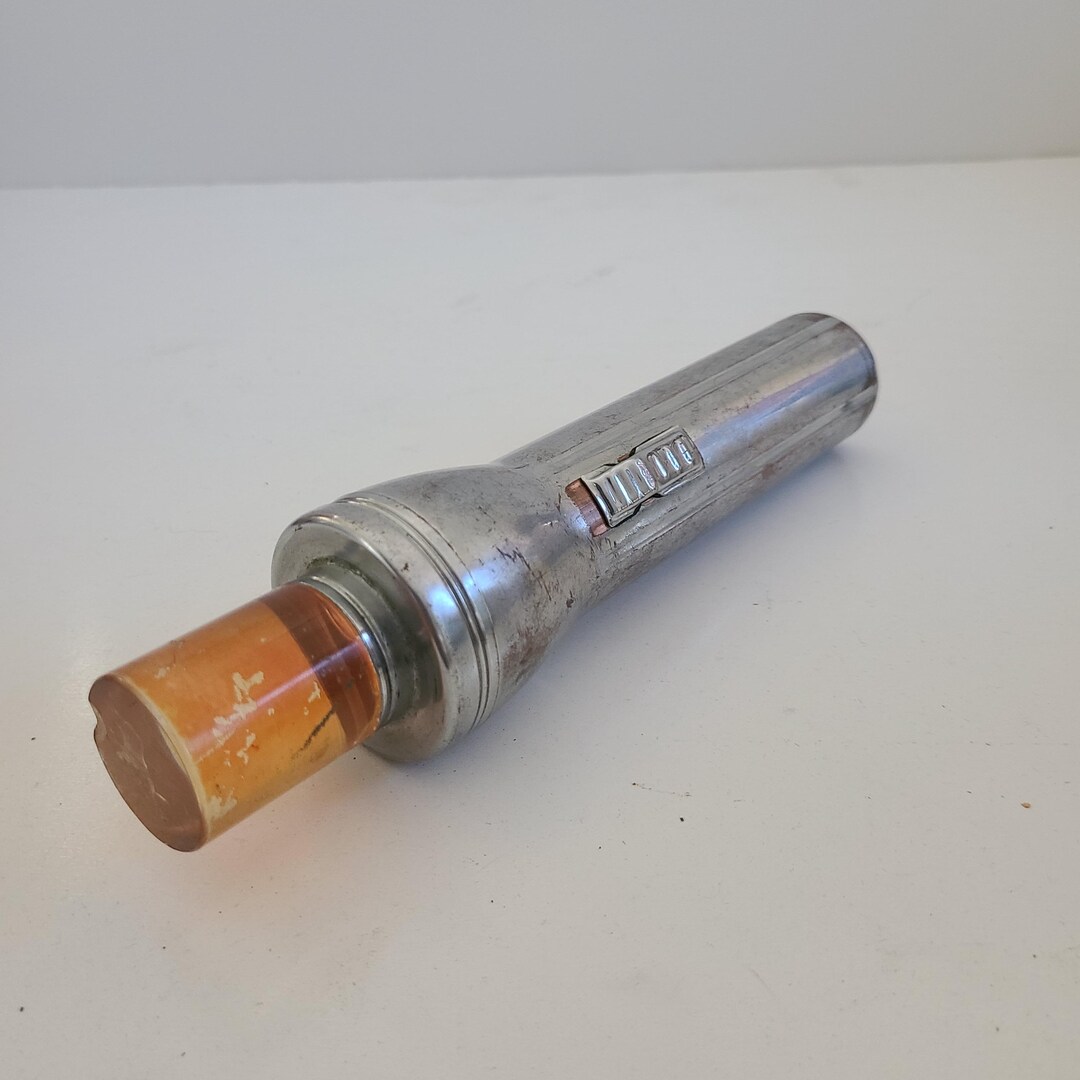 Vintage 1960s USAF Boot Camp Flashlight - Bright Star - Orange Wand - Etsy