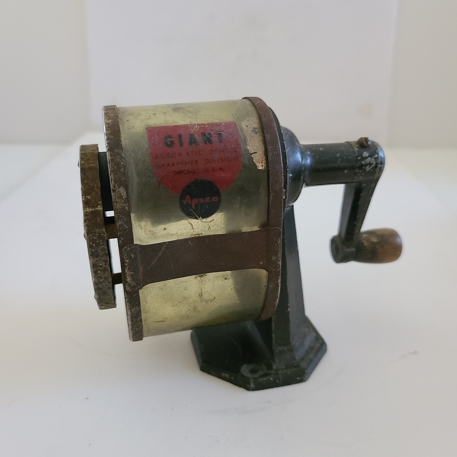 Vintage 1920's giant Automatic Pencil Sharpener Co. Chicago 6 Sizes of ...