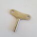 Vintage Steel Chrome Clock Winding Key, No 3loose or 4 tight Square ...