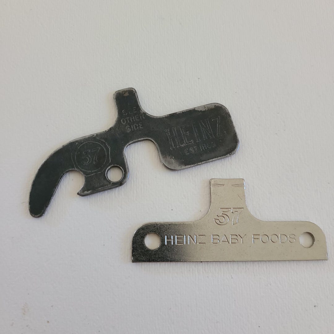 Vintage 1930's Heinz 57 Bottle Opener & Baby Food Cap Lifter Set - Etsy