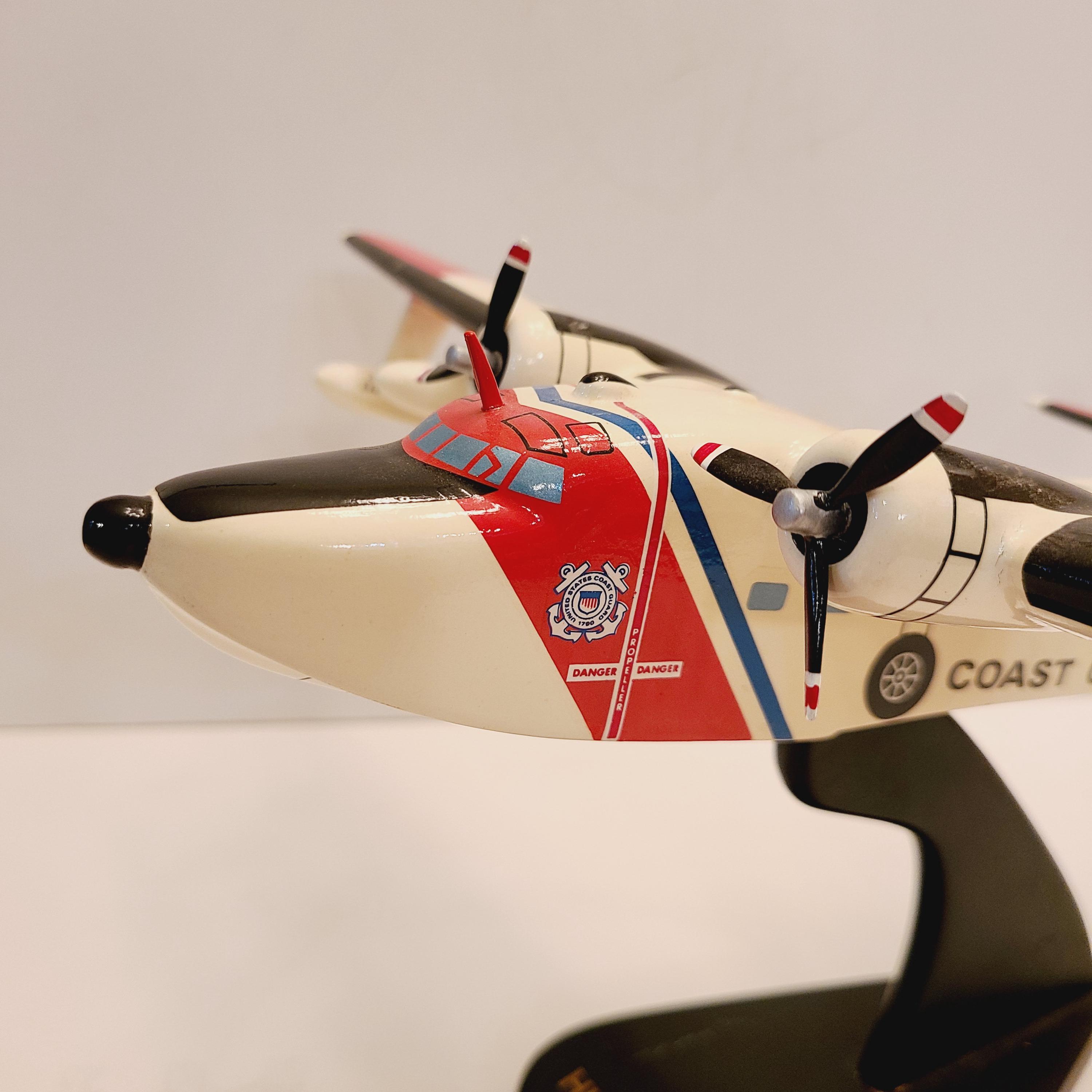 Vintage USCG Grumman Albatross HU-16 Model: Coast Guard Aviation Decor ...