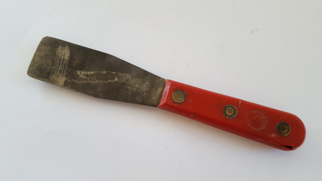 Vintage Red Devil Putty Knife: 1955 P23F Flexible Blade - Etsy