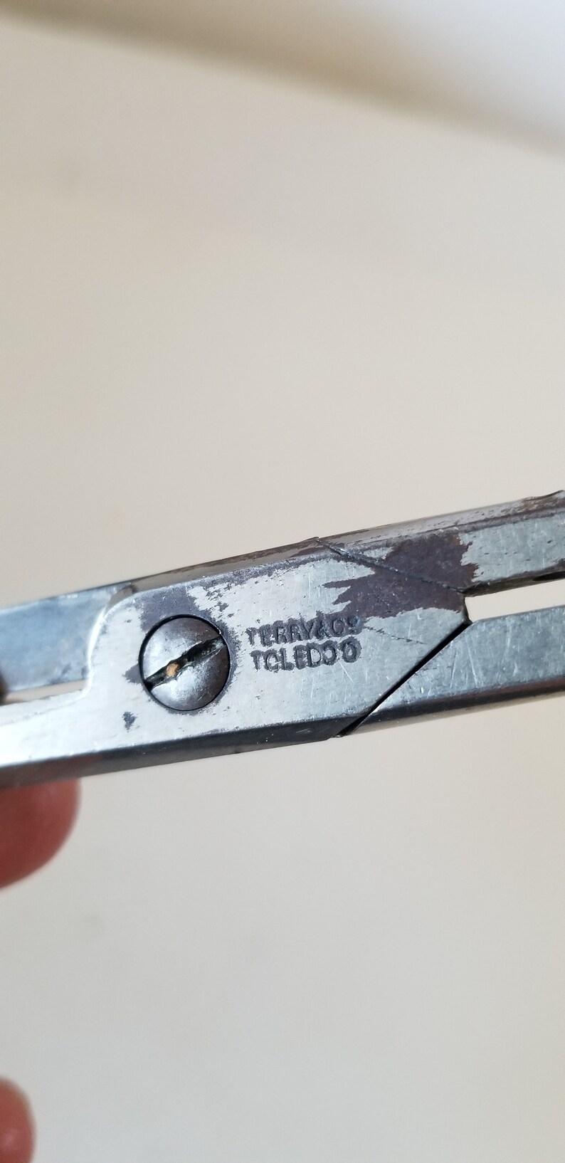 Antique Buttonhole Scissors, Terry Co. Toledo O, Sewing Supplies, 1910 ...