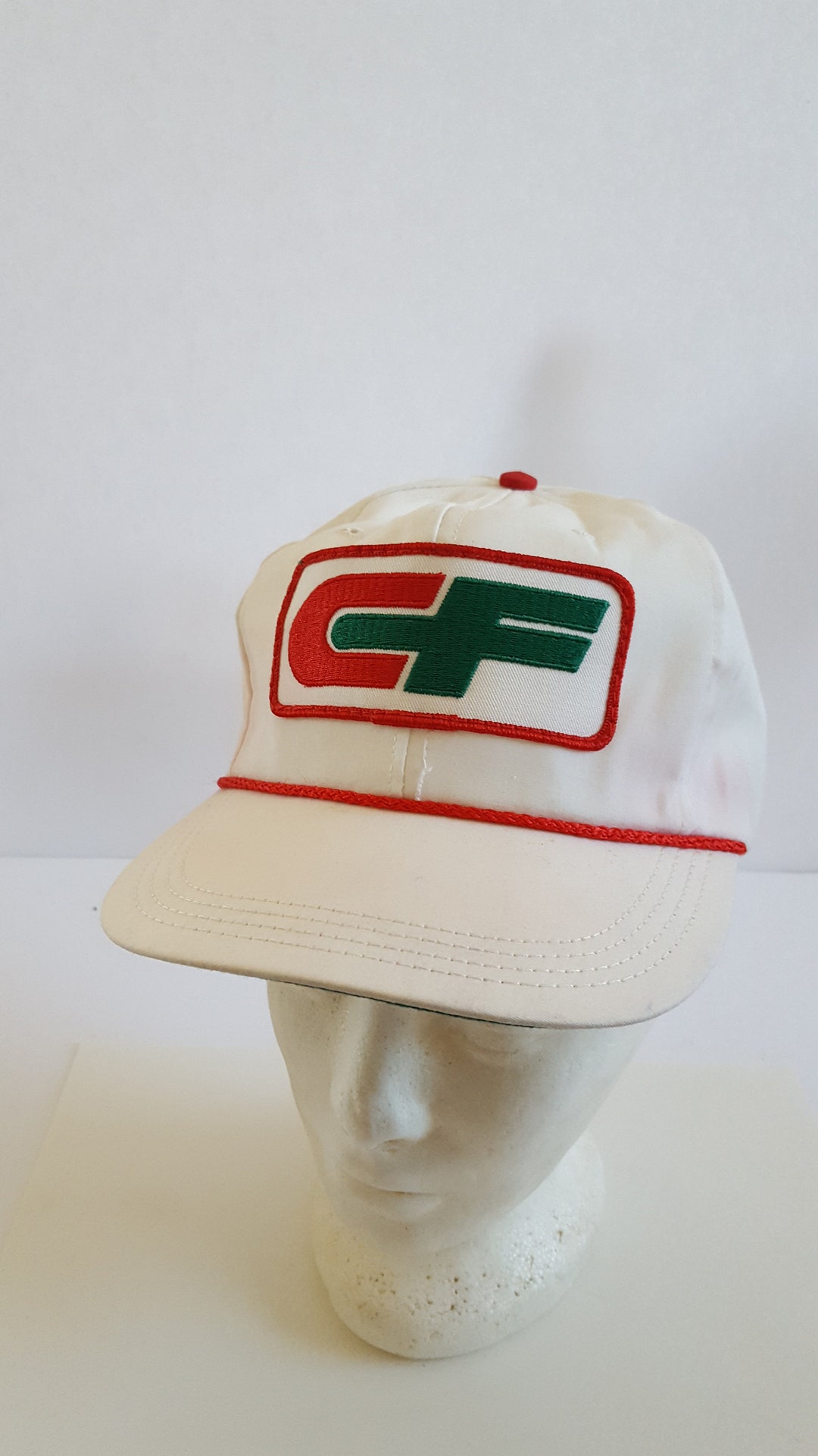 Vintage Circa 1970's Golf Cap Consolidated Freightways Leather Back ...