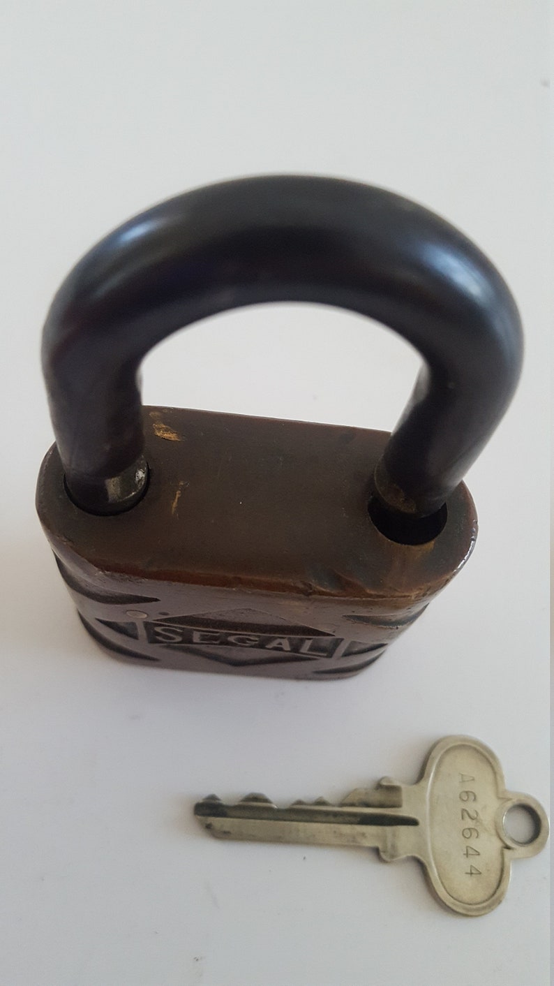 Vintage circa 1929 Segal bronze padlock No.751 one original | Etsy