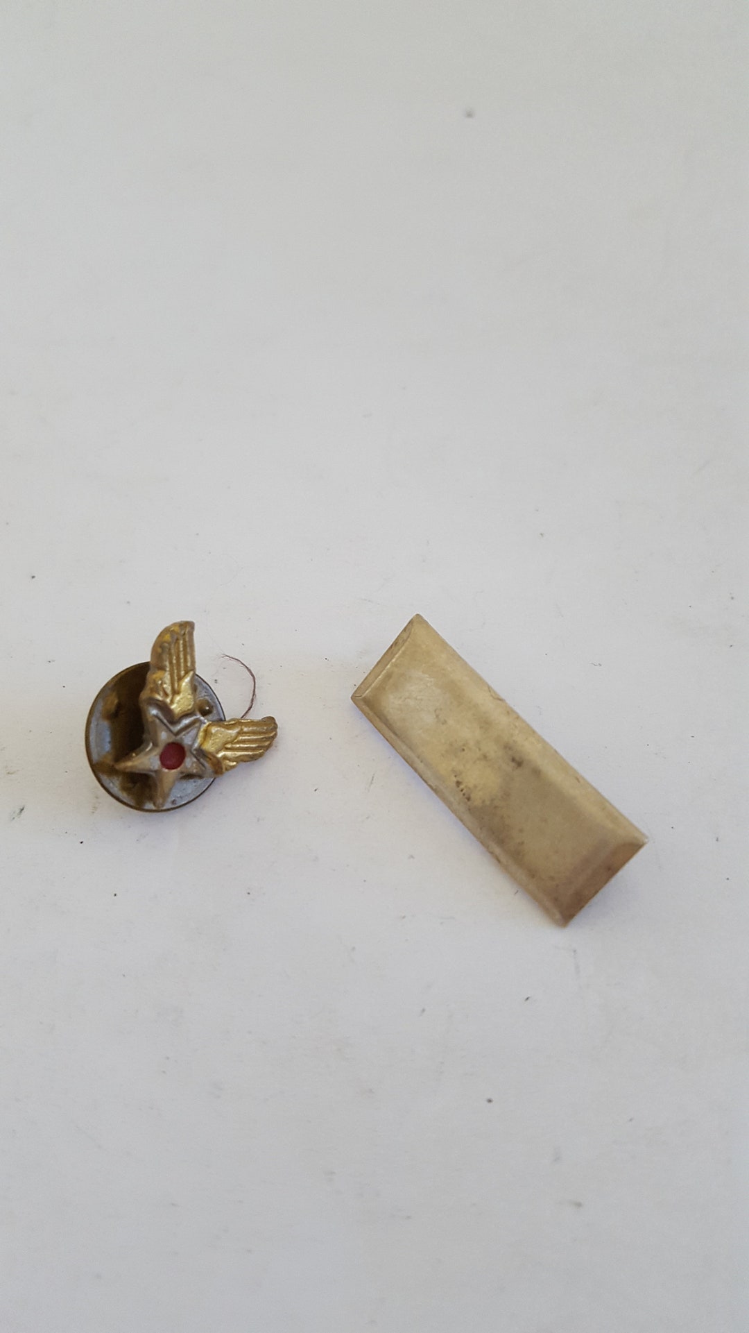 Vintage WWII Army Air Corps Lapel Pin & 1st Lieutenant Silver Bar - Etsy