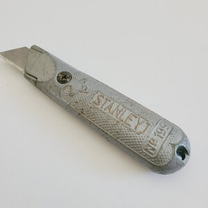 Vintage Stanley No.199 Utility Knife: Original Aluminum, Blade Storage ...