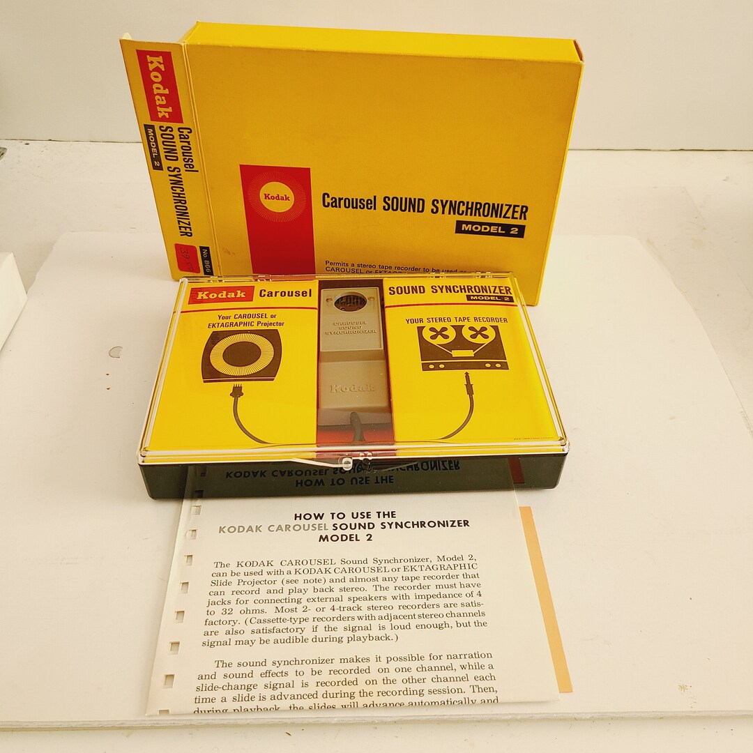 Vintage Late 1960's Kodak Carousel Sound Synchronizer Model 2 No.b66 ...