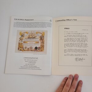 Vintage 1994 United States Navy Commissioning Program for USS Supply ...