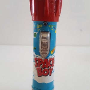 Vintage Circa 1955 Hipco "space Boy" Flashlight, Flashlight Works ...