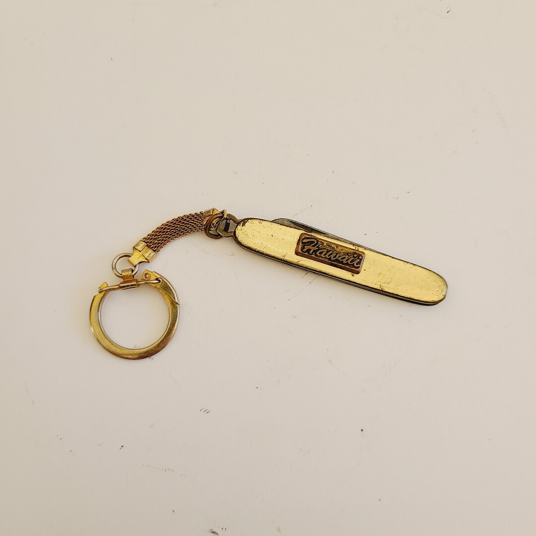 Vintage Circa 1960's Souvenir Keychain Knife From Hawaii Marked USA ...