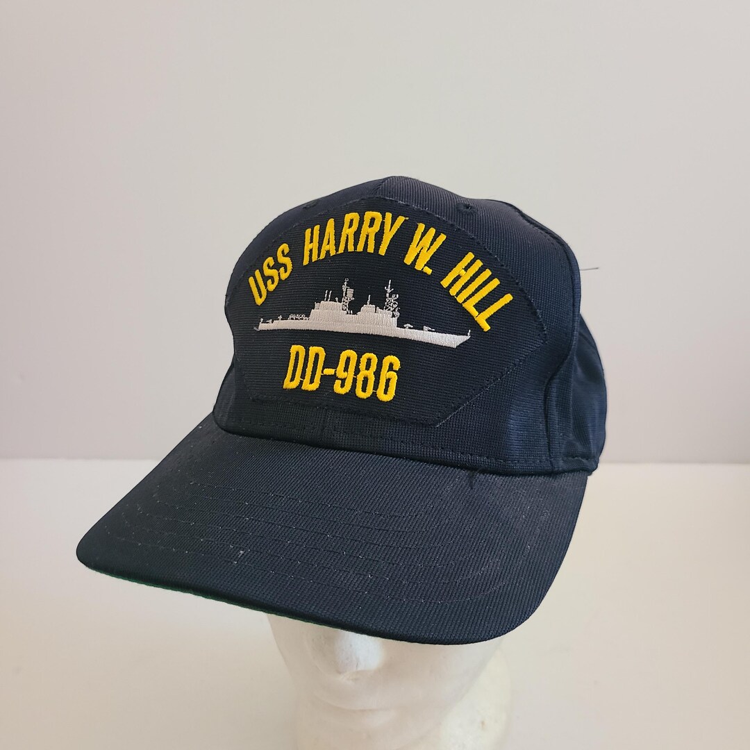Vintage Circa Early 1990's Ballcap USS Harry W. Hill DD-986 US Navy ...