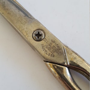 Vintage Richards of Sheffield Scissors: Golden Age Nickel Chrome - Etsy